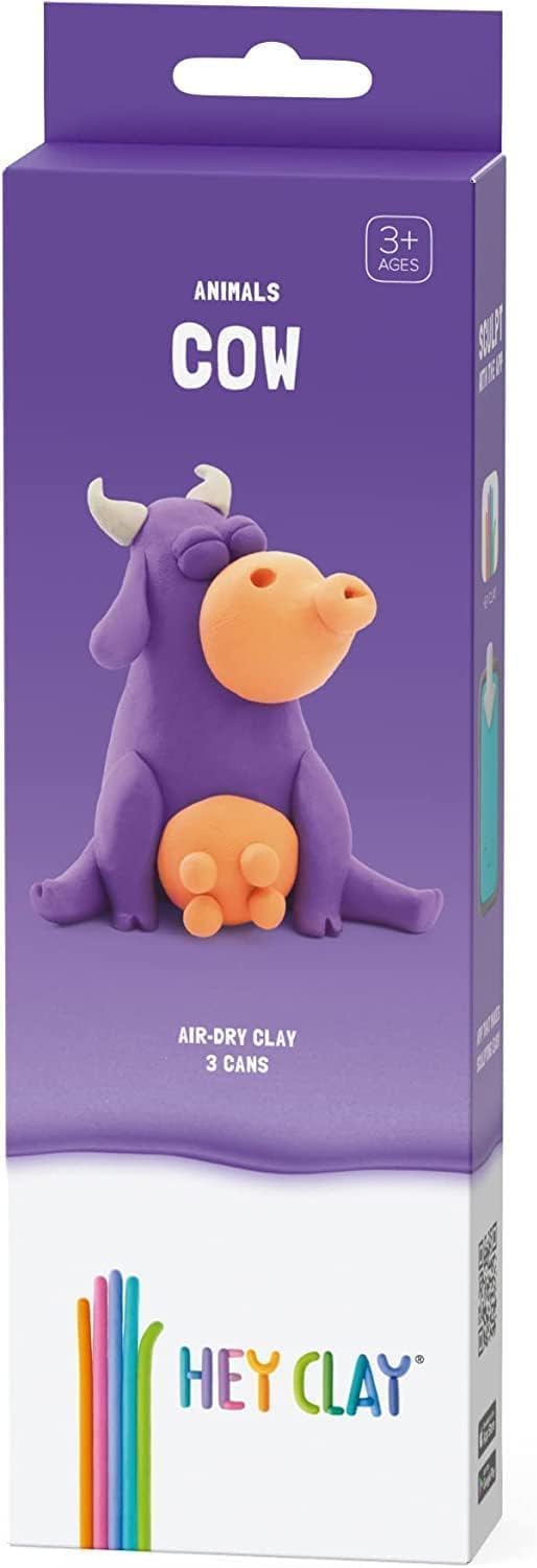 Hey Clay DIY Animals - Cow — REACTIVE Toys