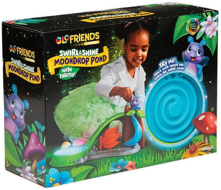 Glo Friends - Swirl & Shine Moondrop Pond — REACTIVE Toys