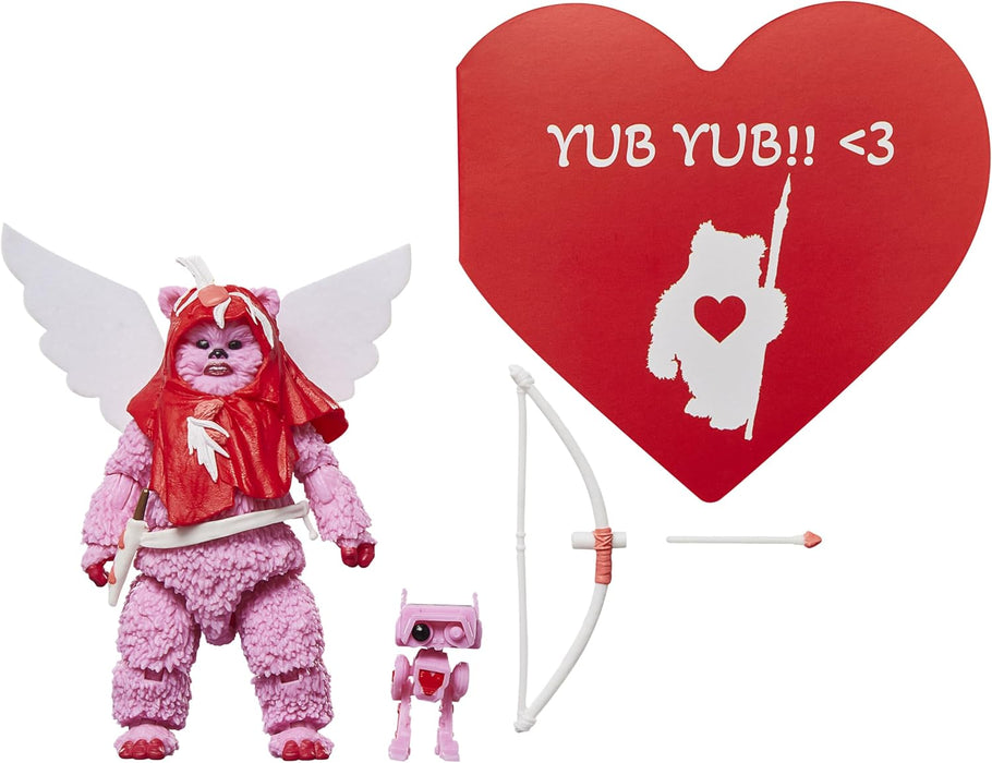 Star Wars The Black Series - Ewok Action Figure (Valentine's Day Editi ...