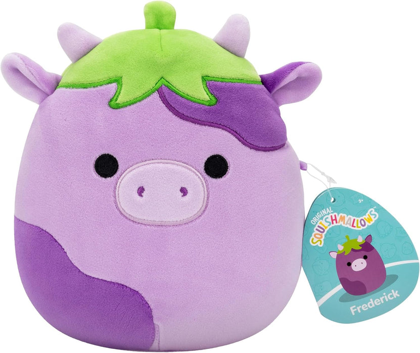 Squishmallows - 7.5'' Frederick The Eggplant Cow Plush — REACTIVE Toys