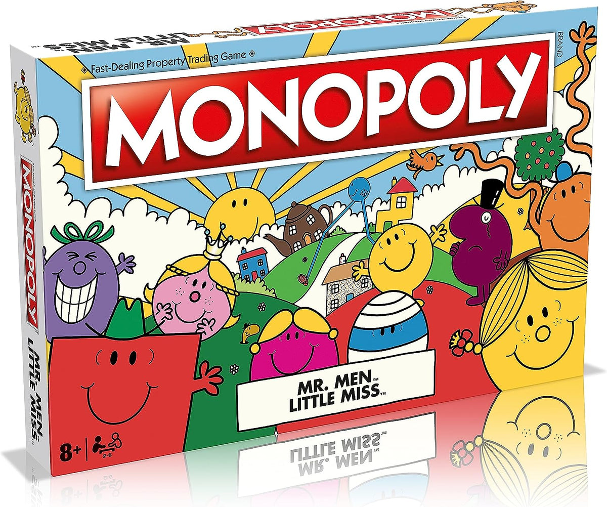 Monopoly - Mr Men and Little Miss Boardgame — REACTIVE Toys