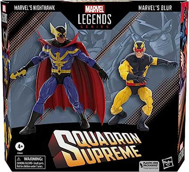 Marvel Legends Series Squadron Supreme Marvel s Nighthawk Marvel s Blur