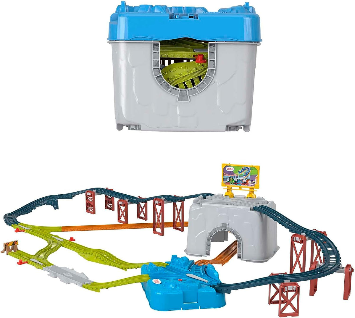 Thomas and Friends - Connect & Build Track Bucket — REACTIVE Toys