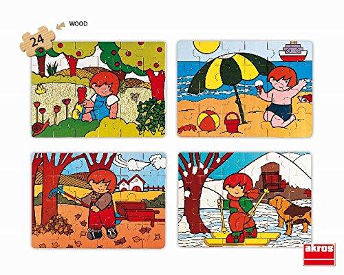 Akros - Set Zaro and The 4 Seasons Puzzle (4 Pieces) — REACTIVE Toys